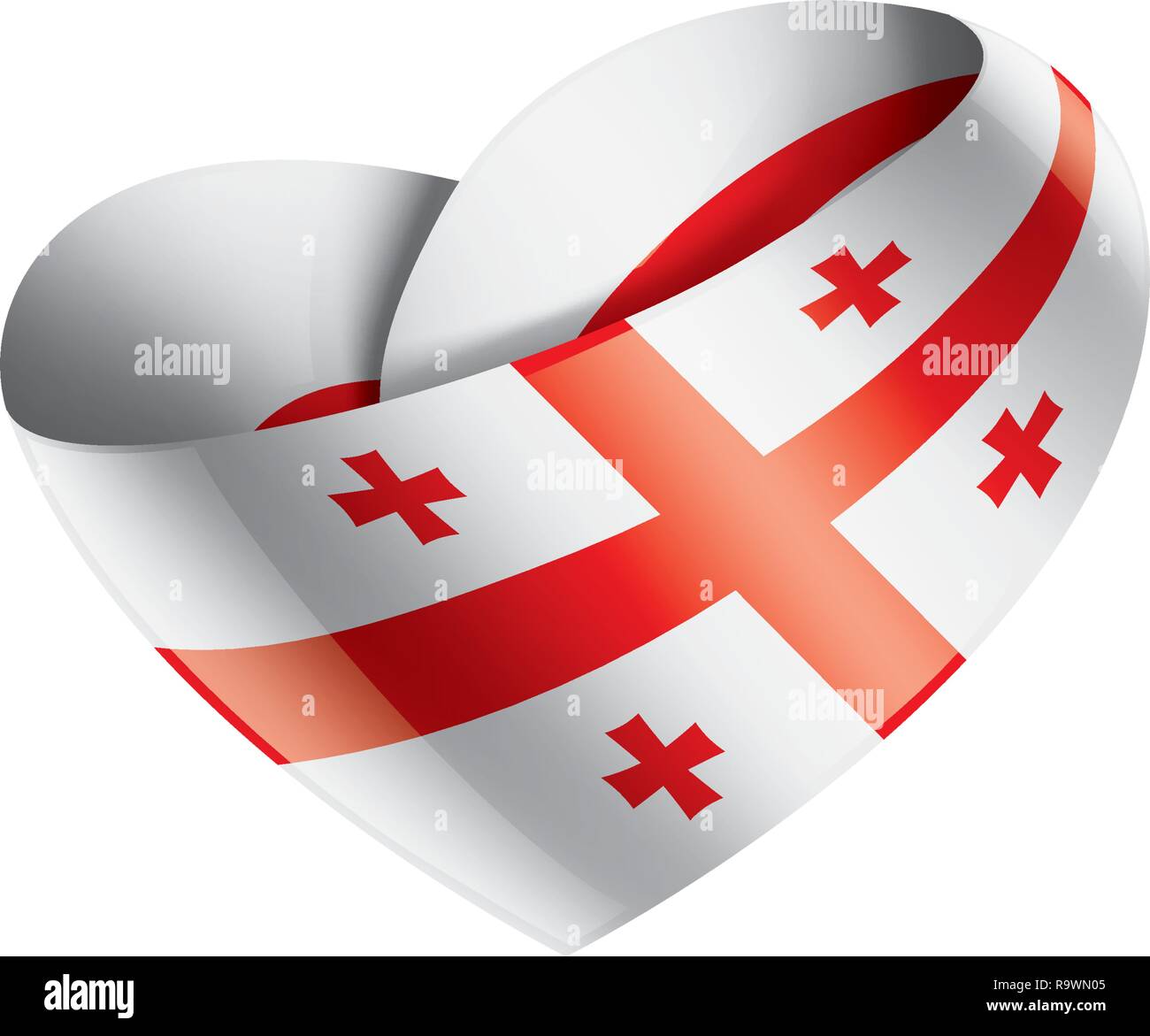 3d georgia flag Stock Vector Images - Alamy