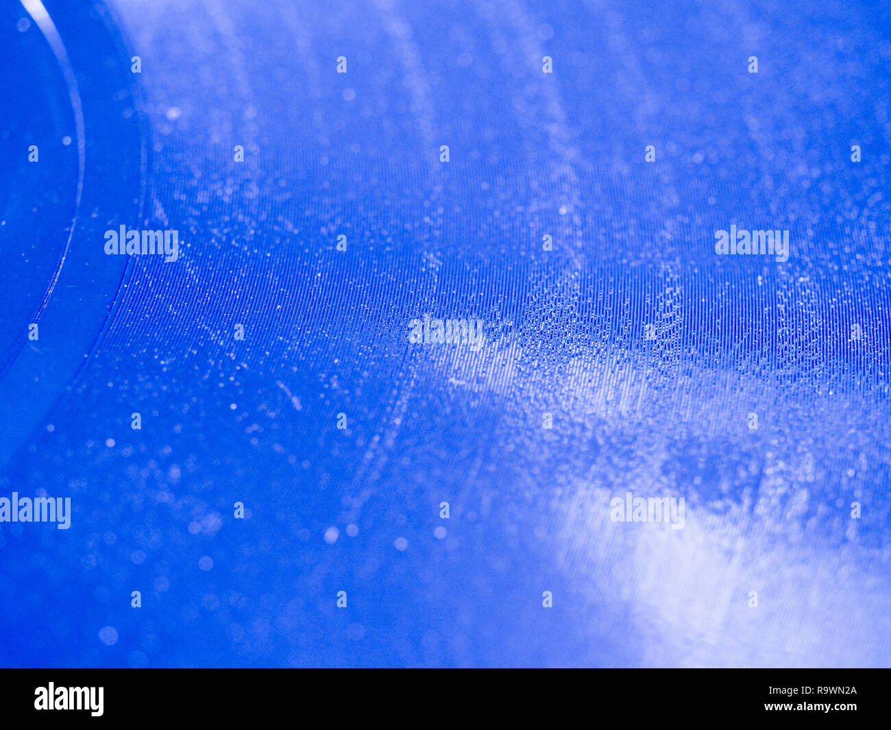 special blue vinyl record vintage analog music recording medium Stock ...