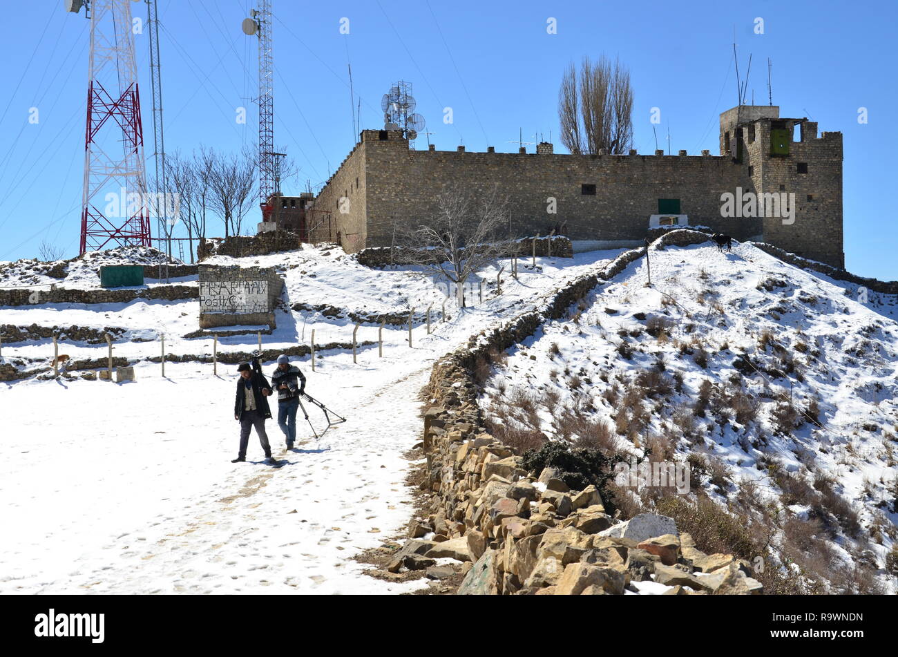 A british era fort in Wazirirtan, tribal area of Pakistan FATA region ...