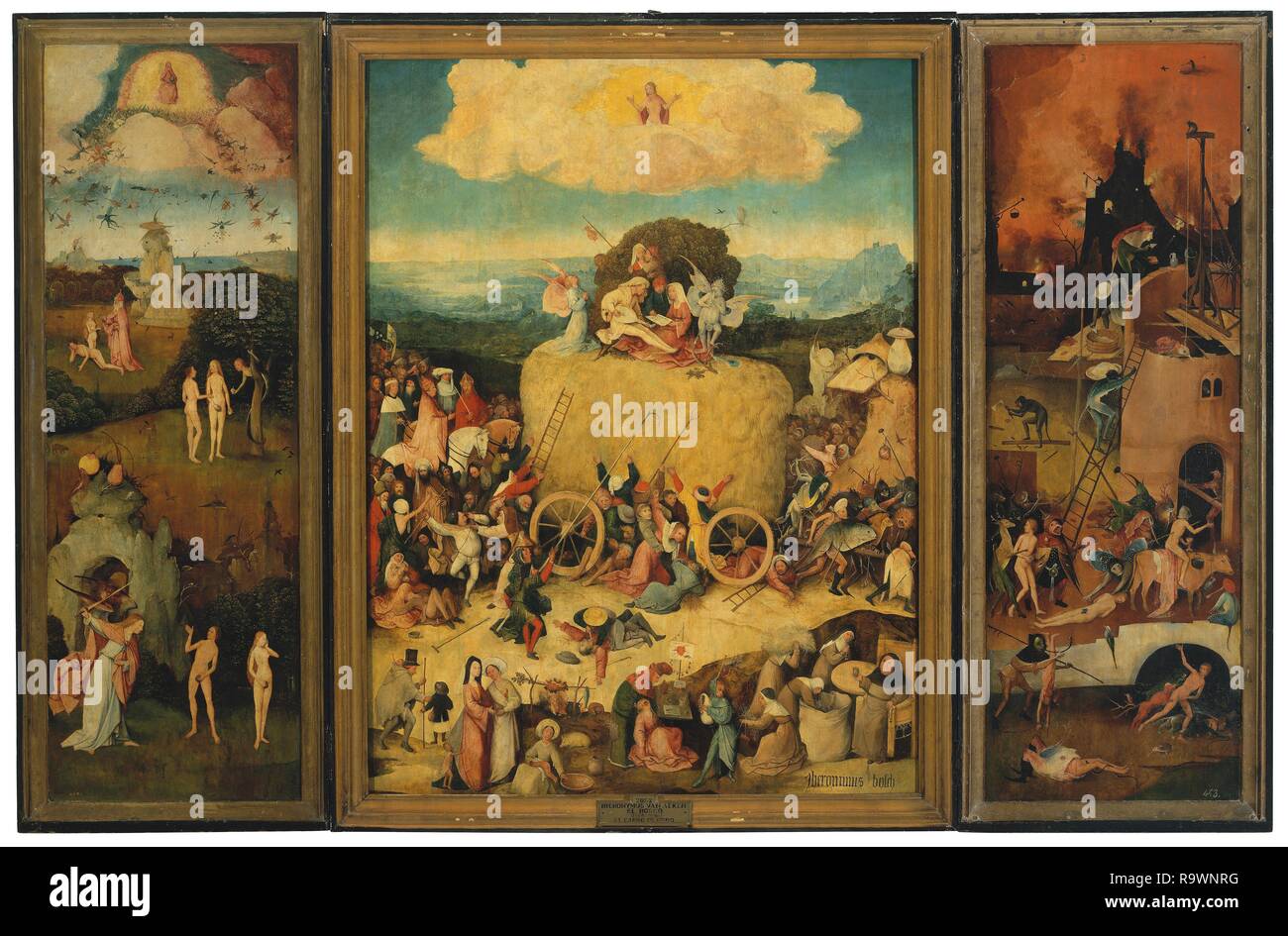 Hieronymus Bosch vintage artwork medieval artist Stock Photo - Alamy