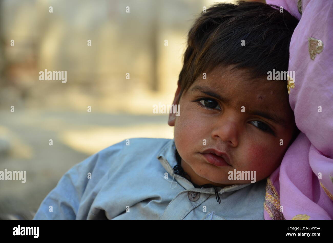 A child in rural Sindh, Pakistan Stock Photo - Alamy
