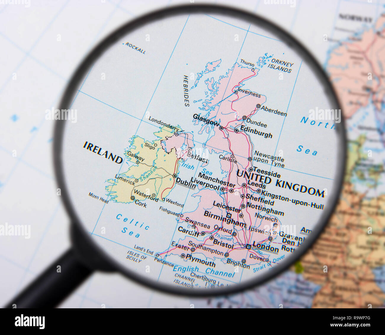Map of albion hi-res stock photography and images - Alamy