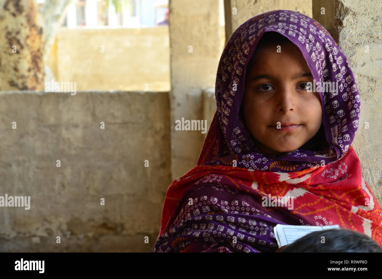 A child in rural Sindh, Pakistan Stock Photo - Alamy