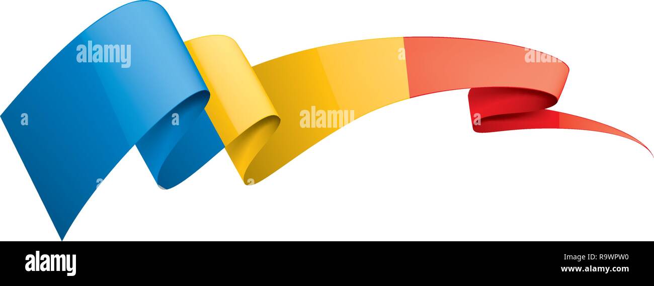 Chad flag, vector illustration on a white background Stock Vector Image ...