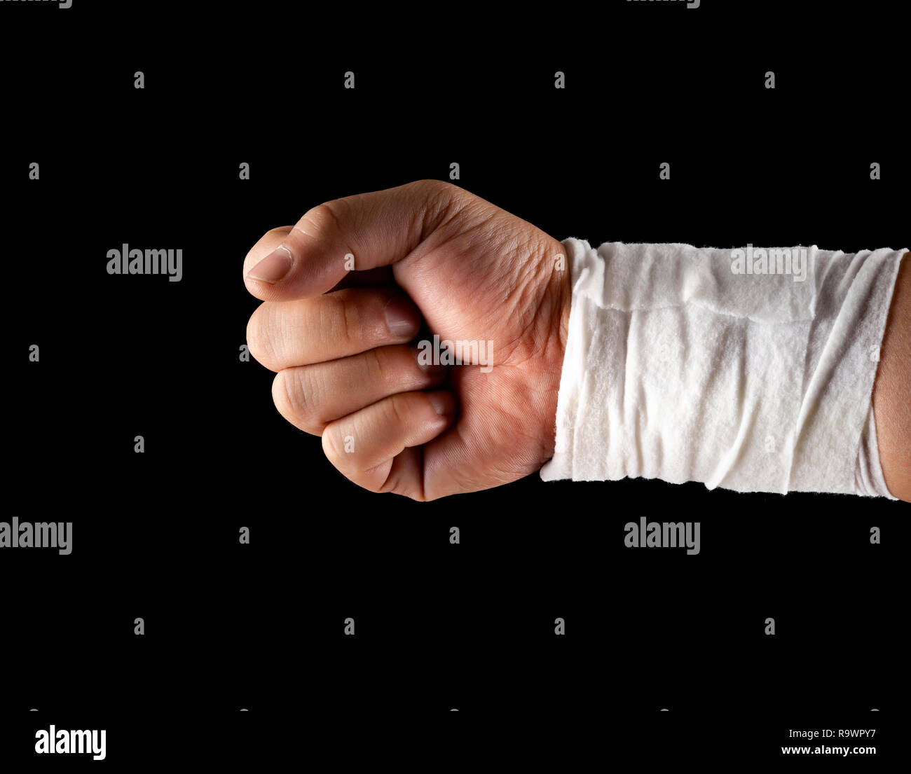 Wrapped hand hi-res stock photography and images - Alamy