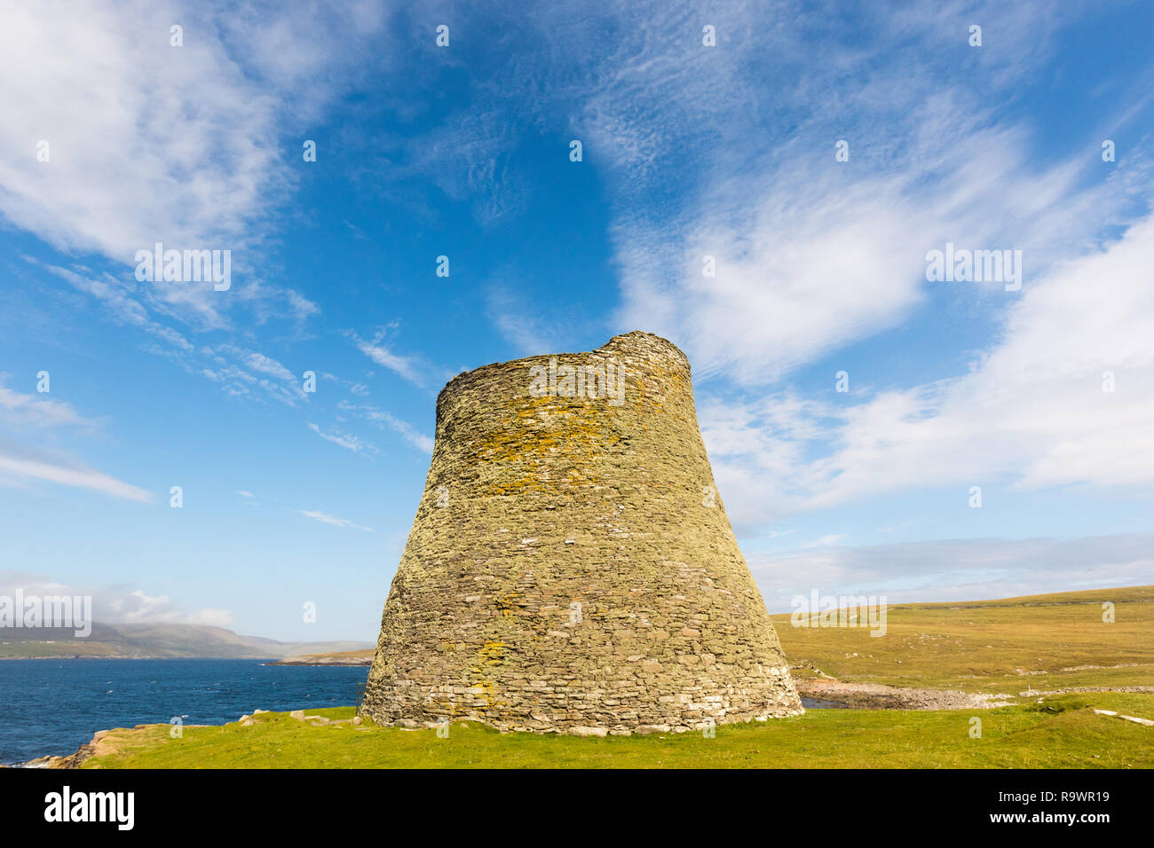 Mousa Broch, Shetland Islands, UK Stock Photo - Alamy