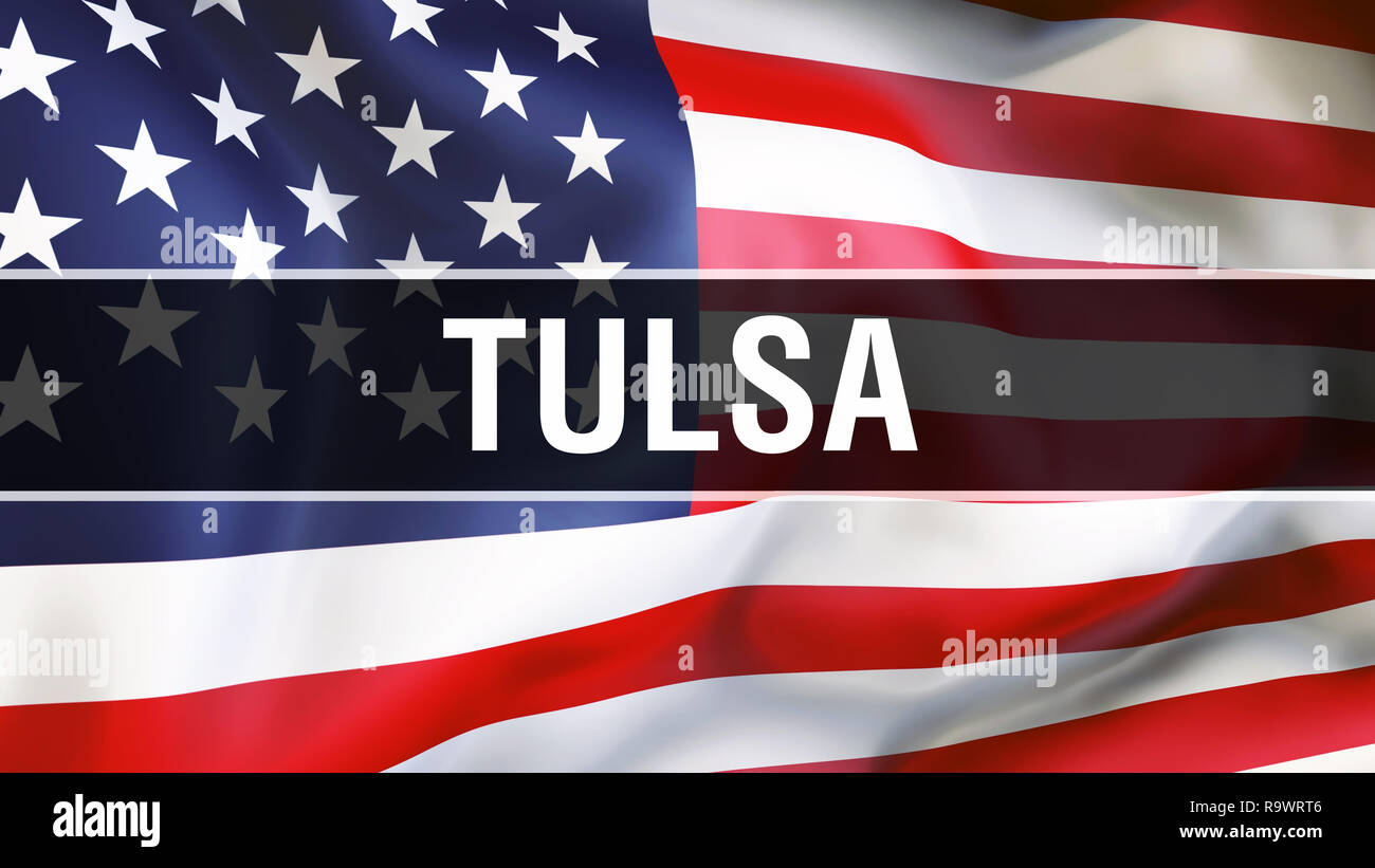 Flag of tulsa hi-res stock photography and images - Alamy