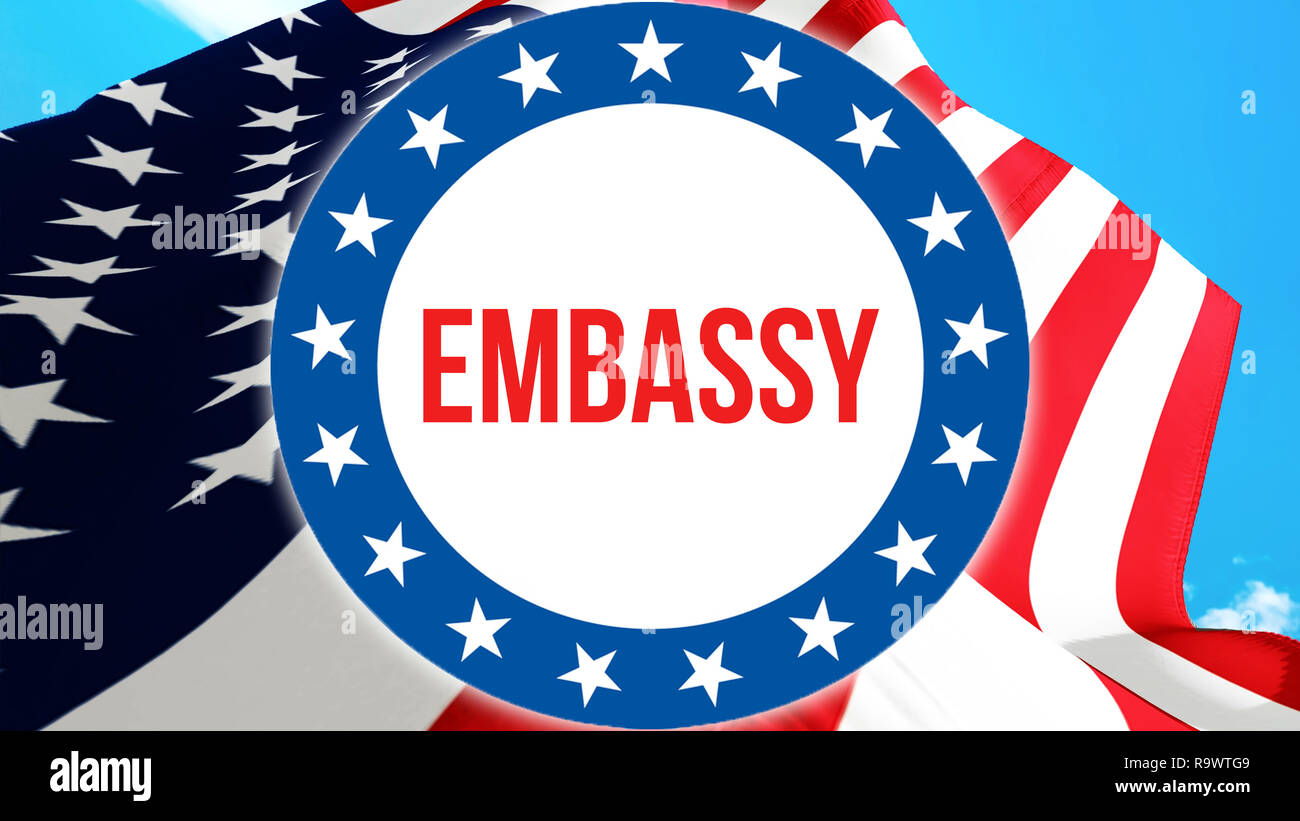 Us embassy pride flag hi-res stock photography and images - Alamy