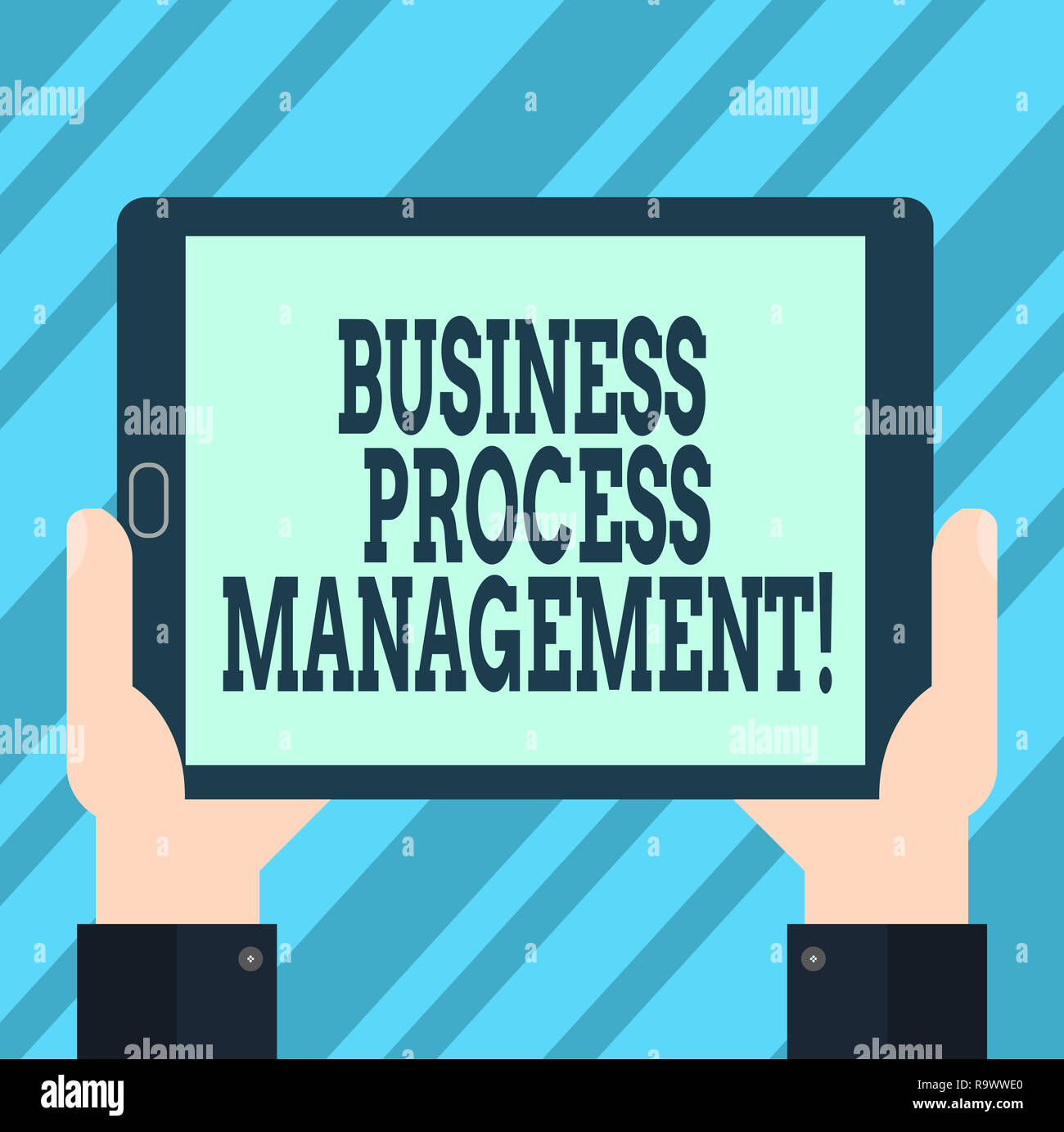 Text sign showing Business Process Management. Conceptual photo ...