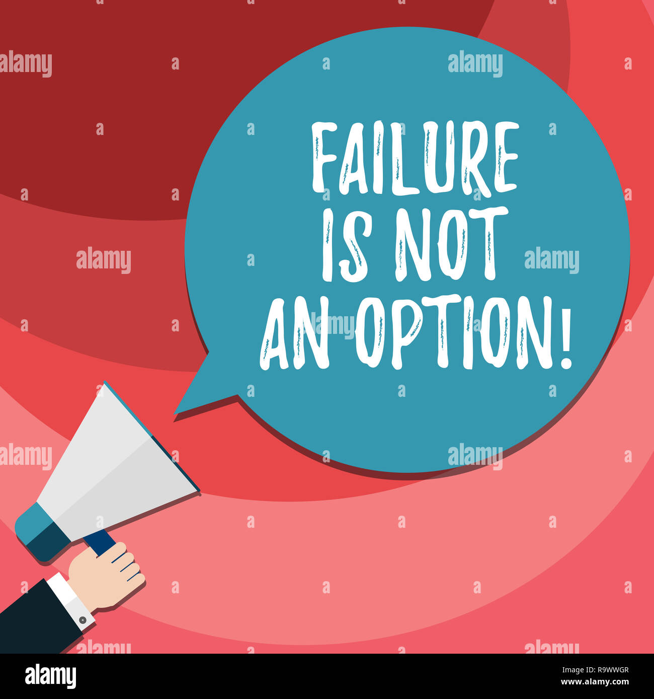 Word writing text Failure Is Not An Option. Business concept for Do not ...