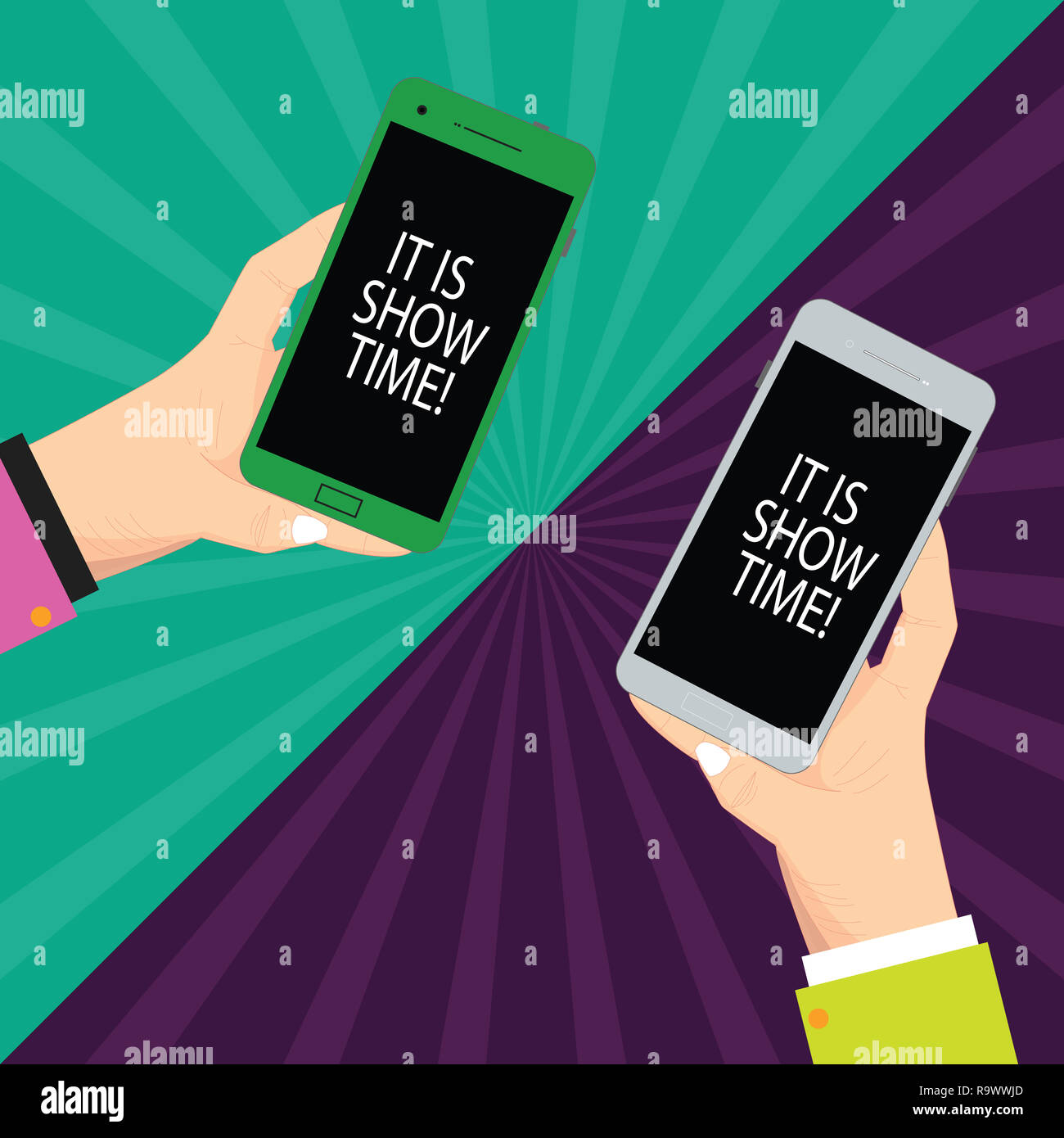 Text sign showing It Is Show Time. Conceptual photo Entertainment ...