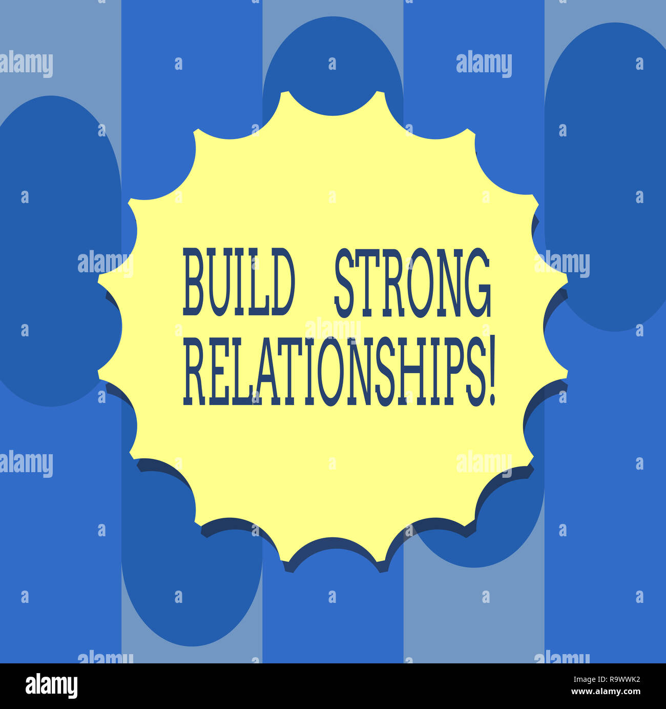 Handwriting text writing Build Strong Relationships. Concept meaning ...