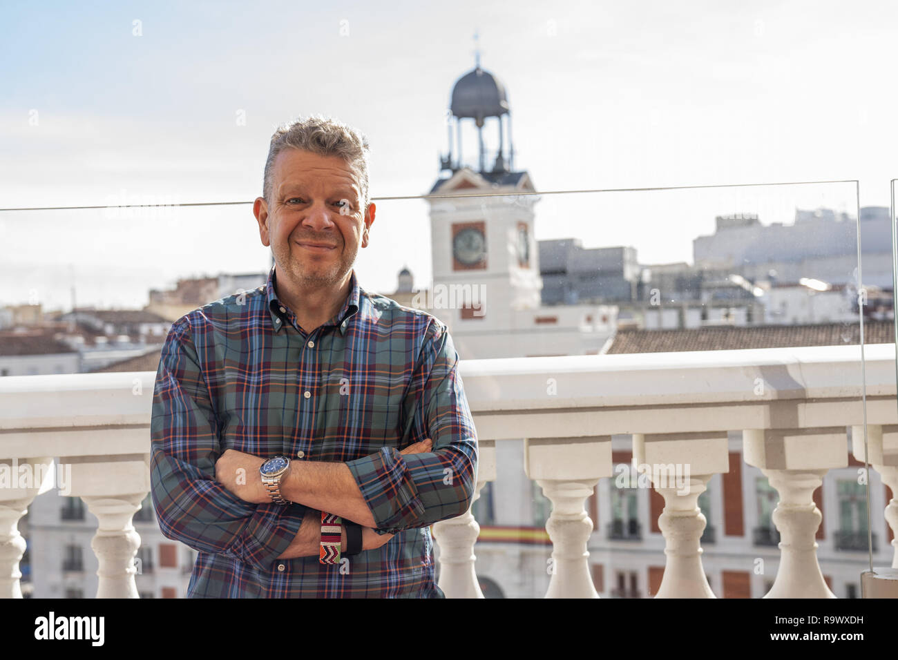 Chef Alberto Chicote poses during the presentation of the book RECETAS ...