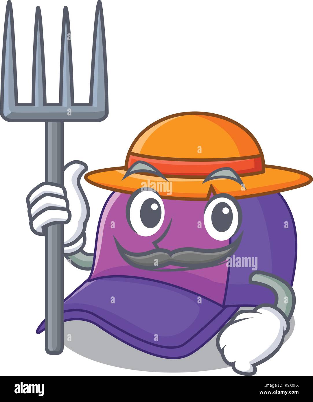 Farmer cap shape in the a cartoon Stock Vector Image & Art - Alamy