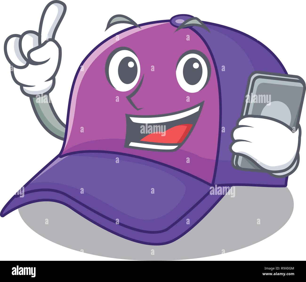 With phone cap shape in the a cartoon Stock Vector Image & Art - Alamy