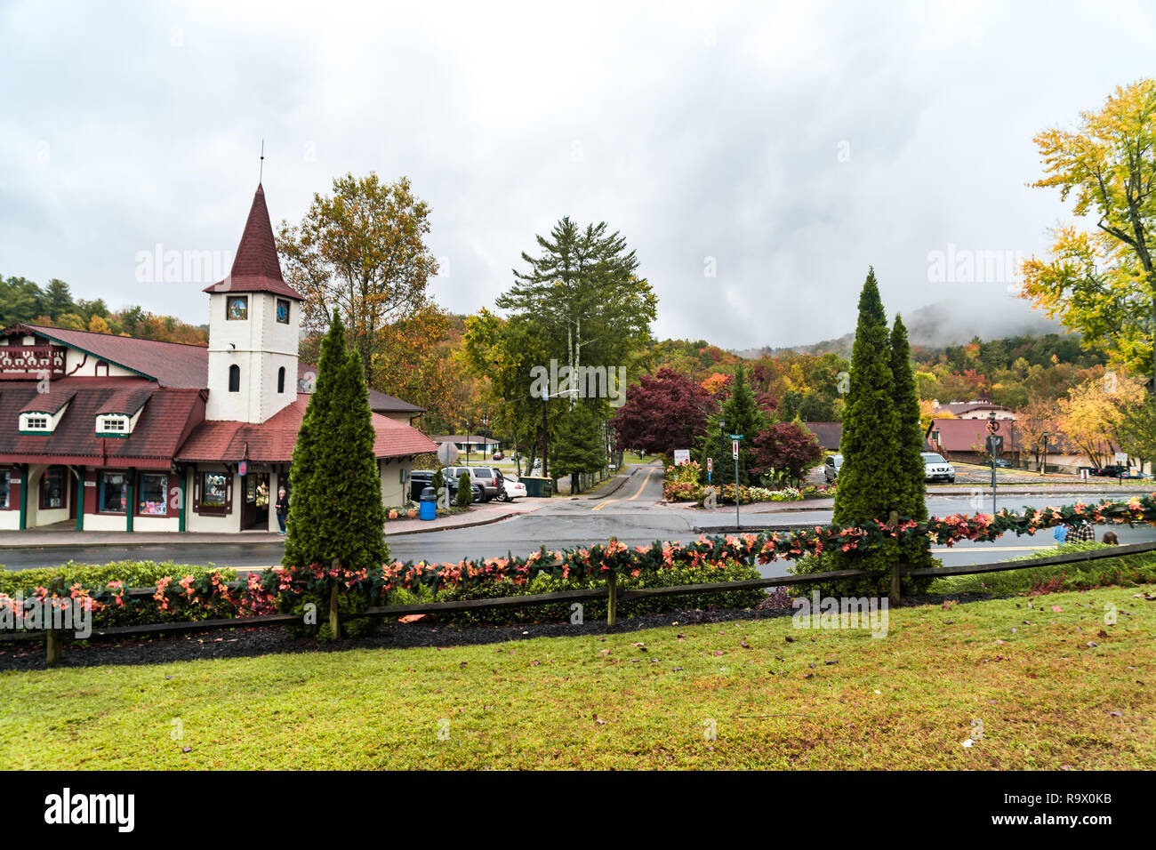 HELEN, GEORGIA - NOV 02, 2018 : Scenic view of historical iconic Helen ...