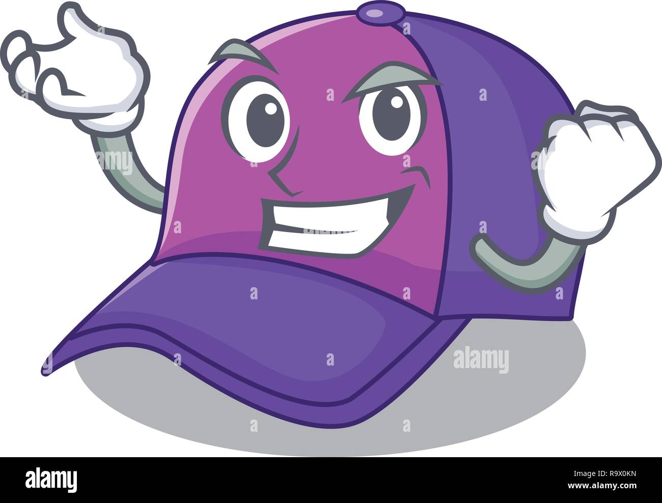 Successful isolated cap in the a mascot Stock Vector Image & Art - Alamy