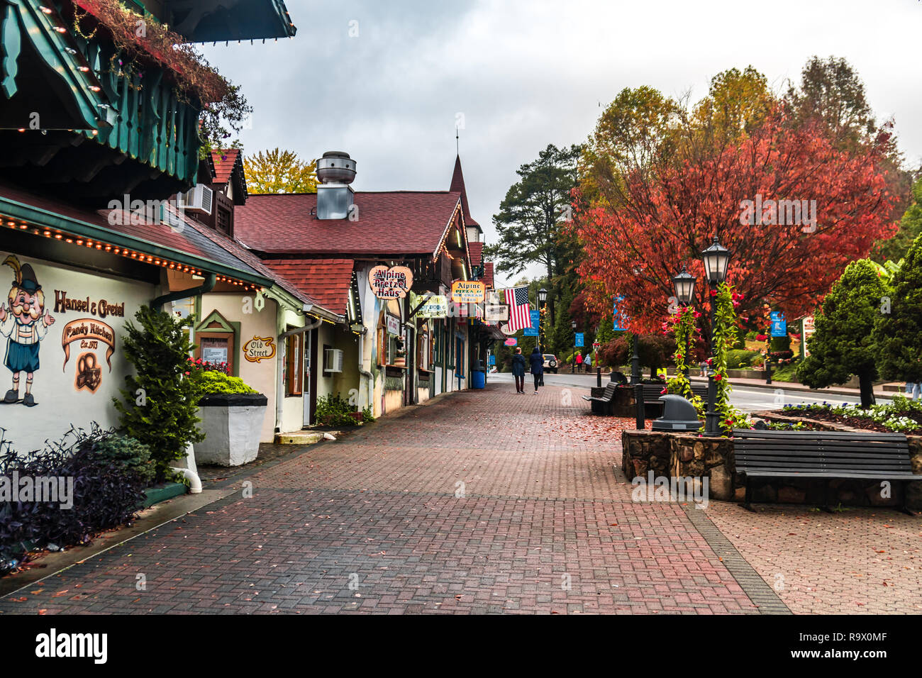 HELEN, GEORGIA - NOV 02, 2018 : Scenic view of historical iconic Helen ...