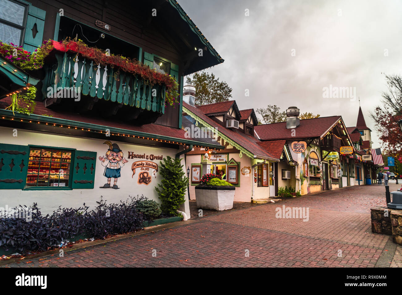 HELEN, GEORGIA - NOV 02, 2018 : Scenic view of historical iconic Helen ...