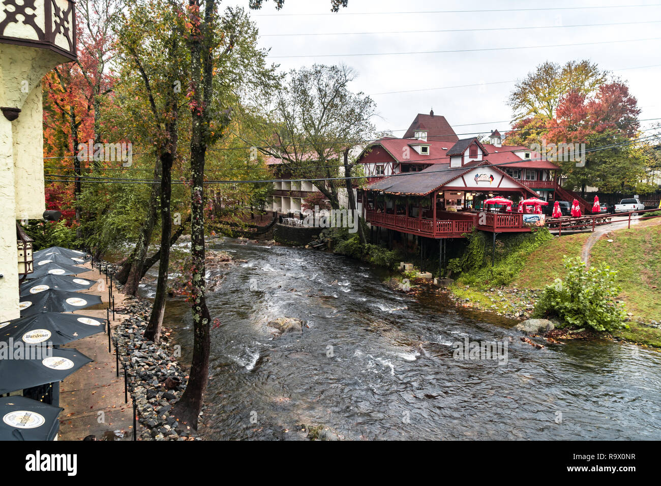 HELEN, GEORGIA - NOV 02, 2018 : Scenic view of historical iconic Helen ...