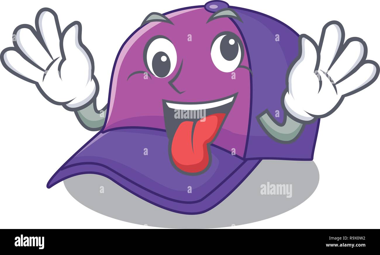 Crazy baseball cap in shape cartoon beautiful Stock Vector Image & Art ...