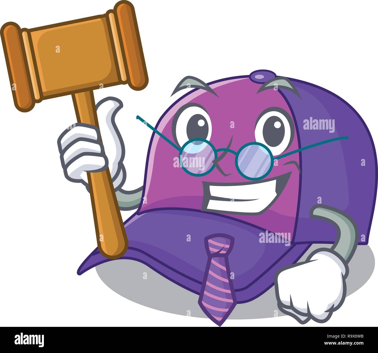 Judge baseball cap in shape cartoon beautiful Stock Vector Image & Art ...