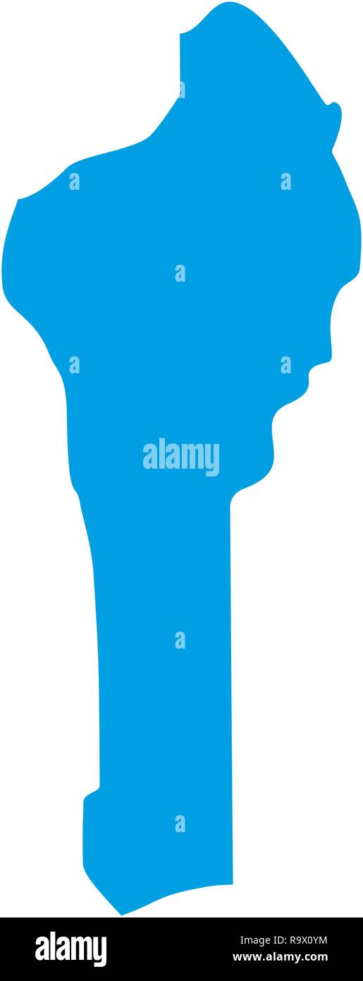 map of Benin. Silhouette of Benin map vector illustration Stock Vector ... map of Benin. Silhouette of Benin map vector illustration Stock Vector ...
