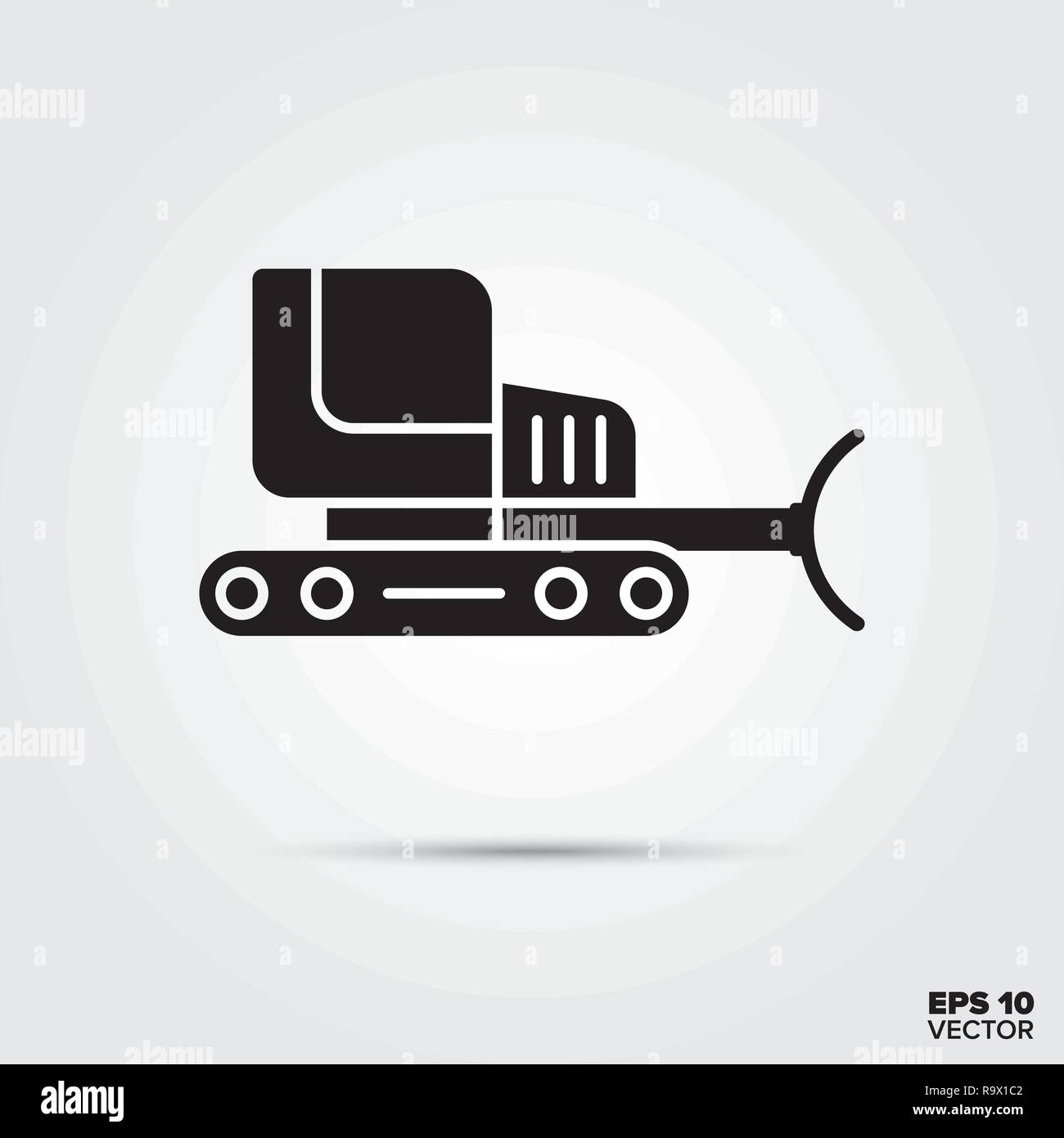 Bulldozer vector vectors hi-res stock photography and images - Alamy