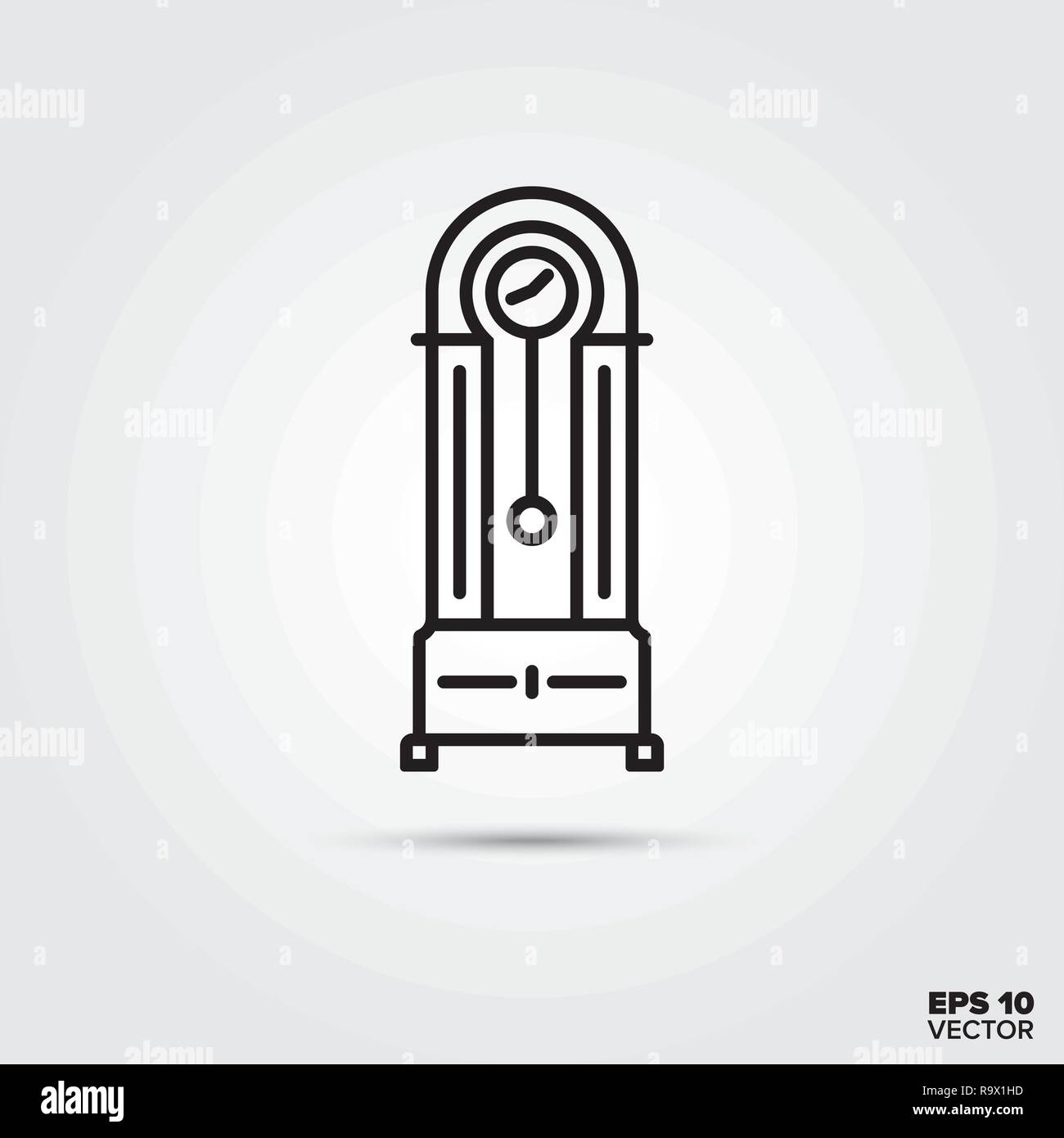 Grandfather Clock Outline