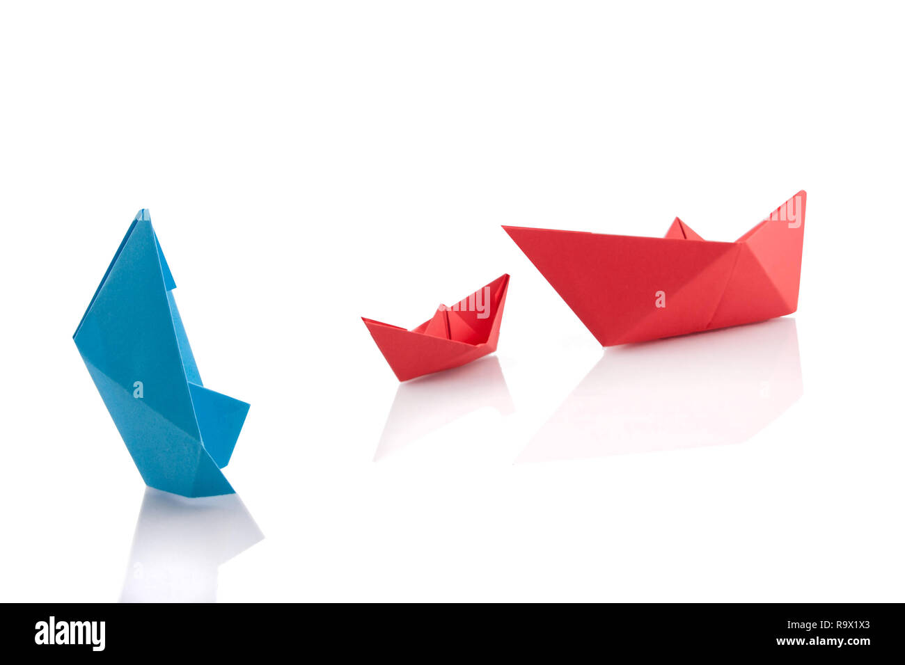 Insurance concept boat Cut Out Stock Images & Pictures - Alamy