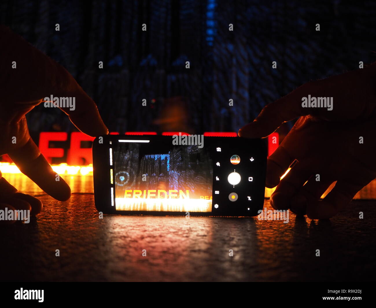 Germany, Cologne 2018, 26. September: Cologne Cathedral Illumination ...