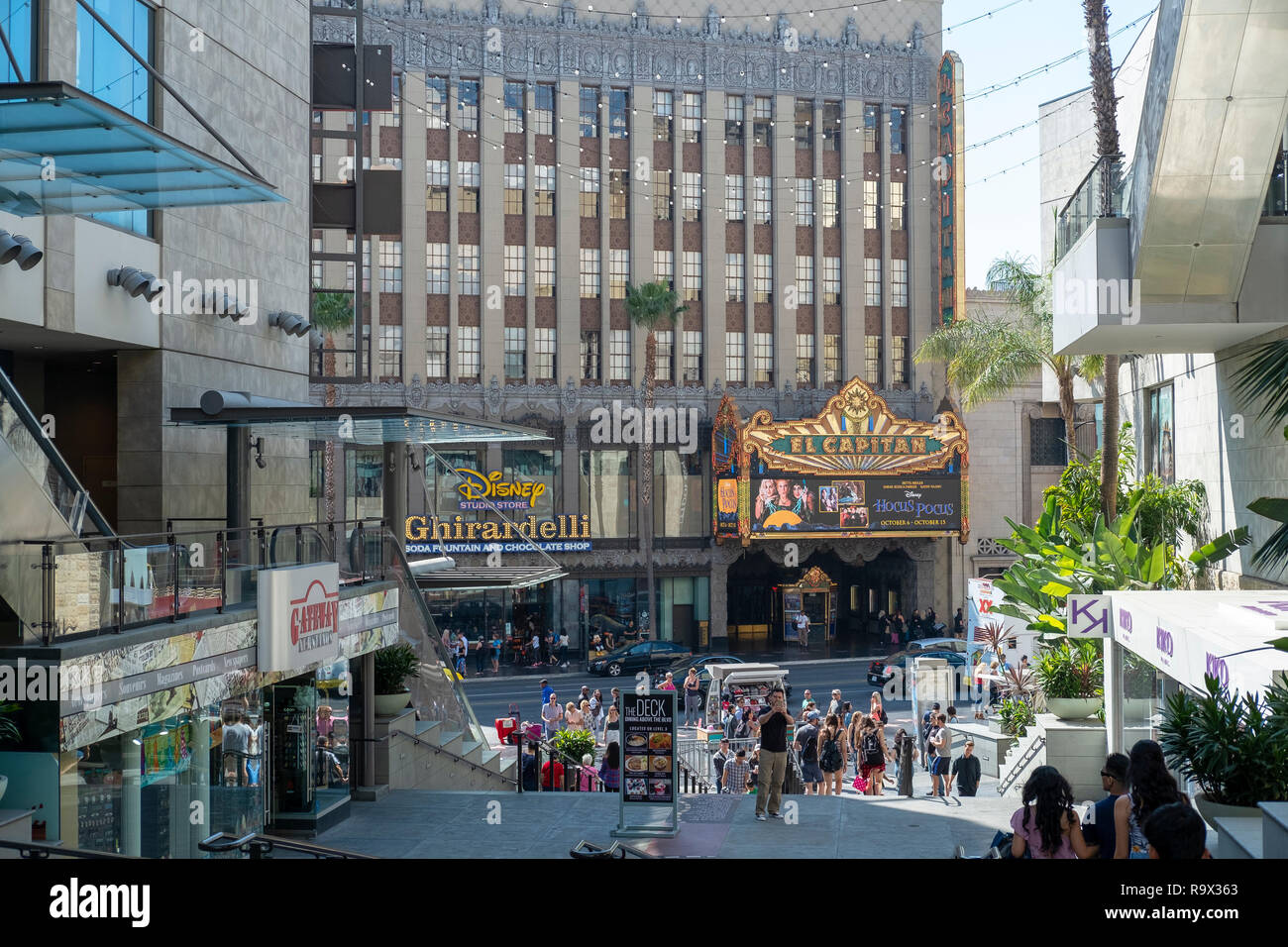 View of the Ovation Hollywood centre, formerly the Hollywood and ...