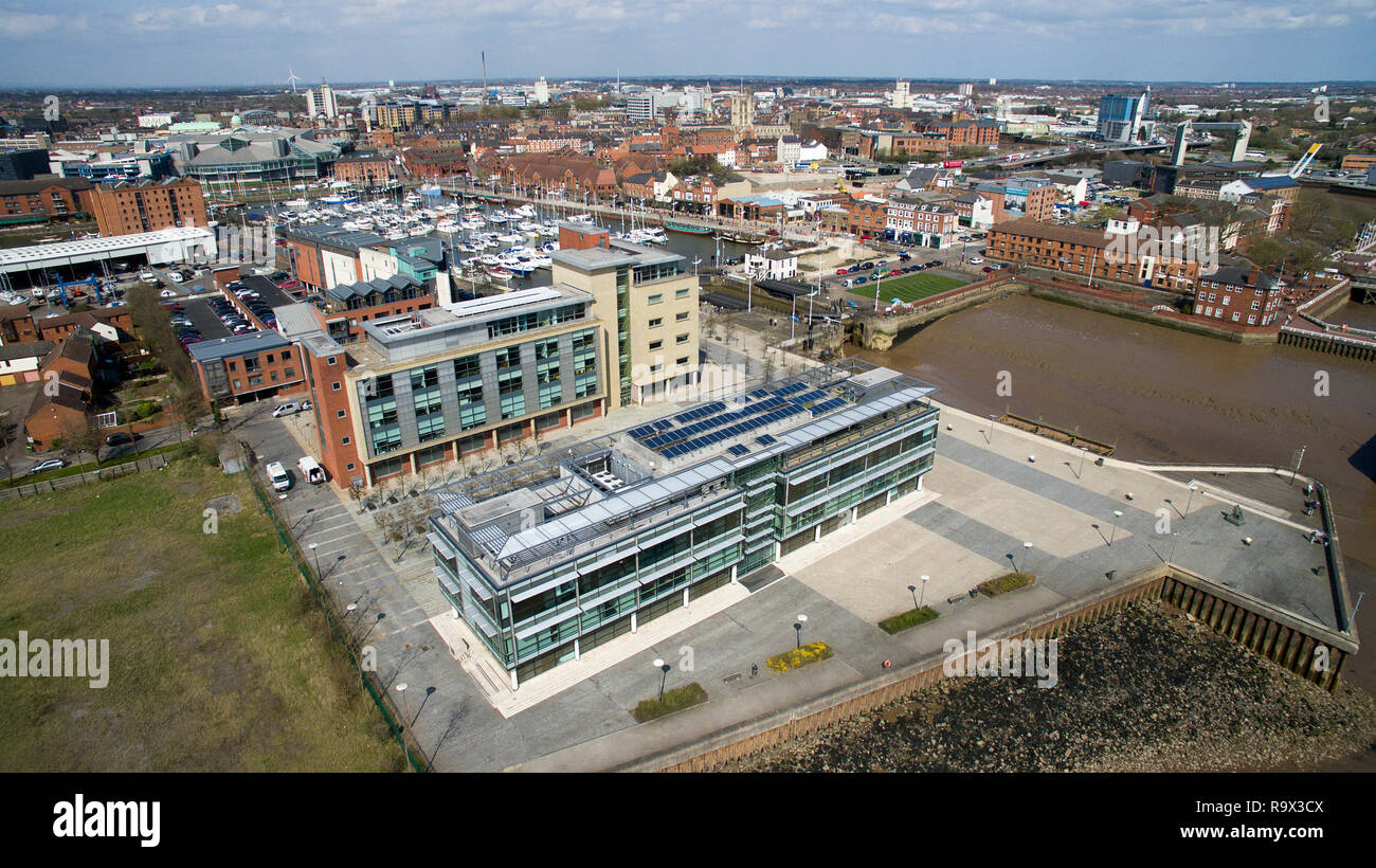Ariel flood view hi-res stock photography and images - Alamy