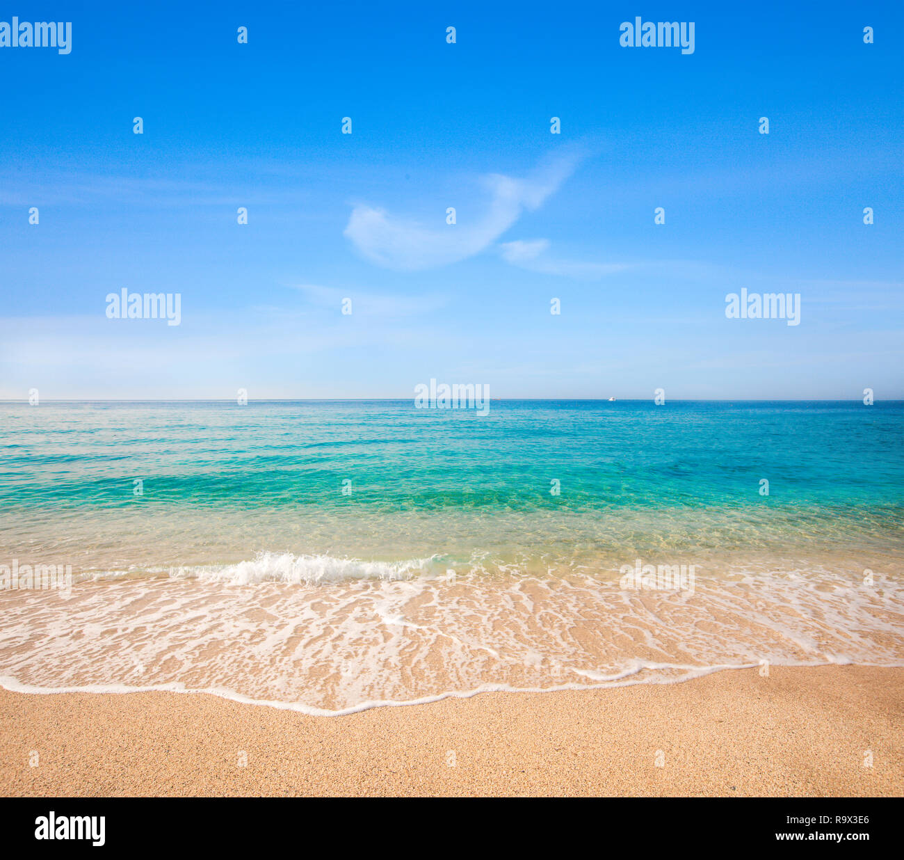 beach and beautiful tropical sea Stock Photo - Alamy