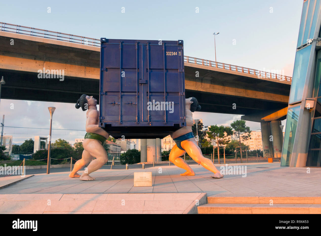 "takes two to tango" sculpture by Scottish artist David Mach of 2 ...