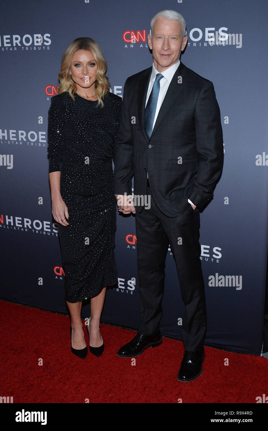Kelly Ripa and Anderson Cooper attend the 12th Annual CNN Heroes: An ...