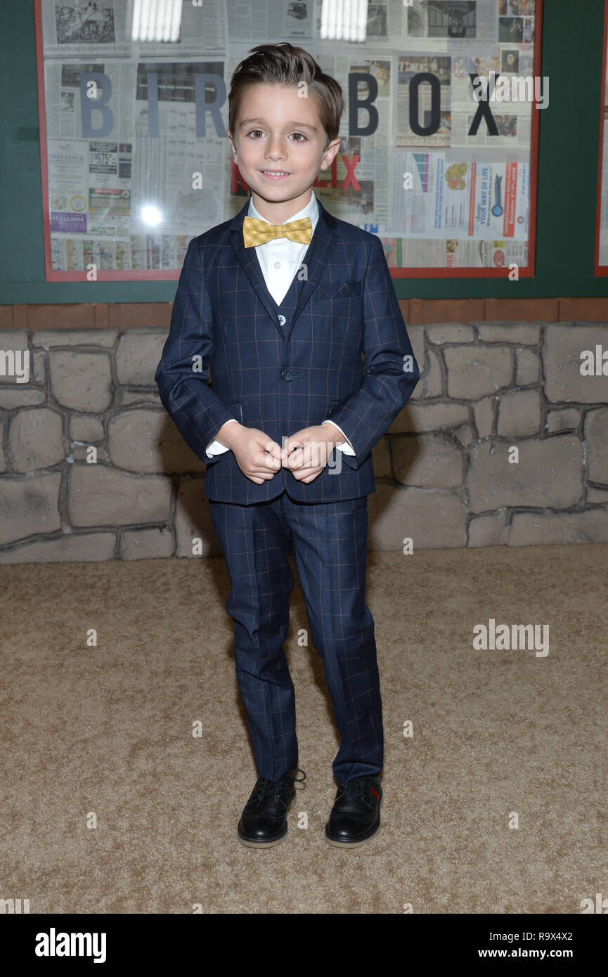 Julian Edwards attends the New York screening of 'Bird Box' at Alice ...