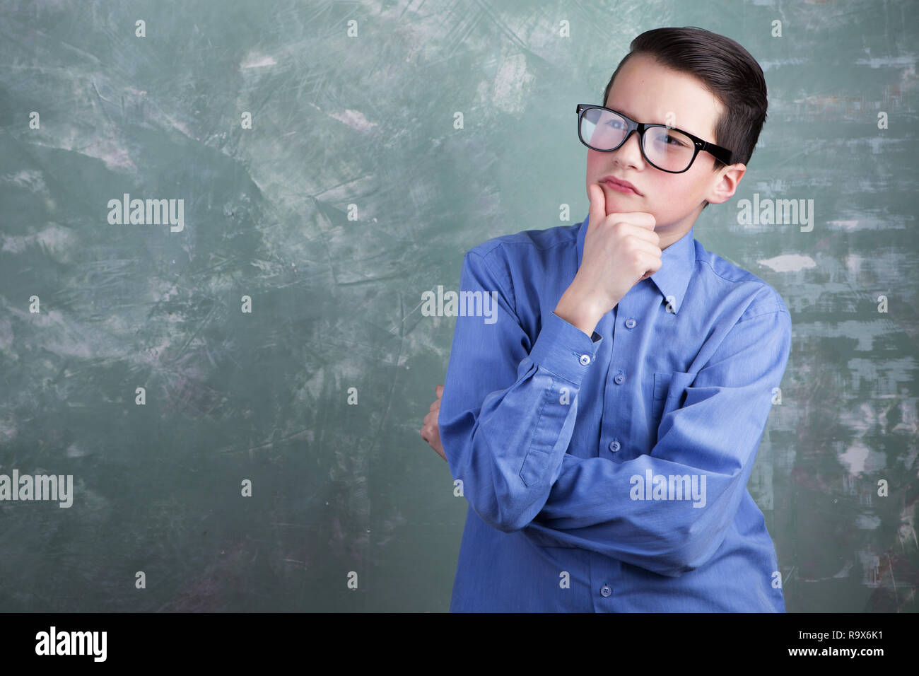 Portrait Teen Glasses Male High Resolution Stock Photography and Images ...