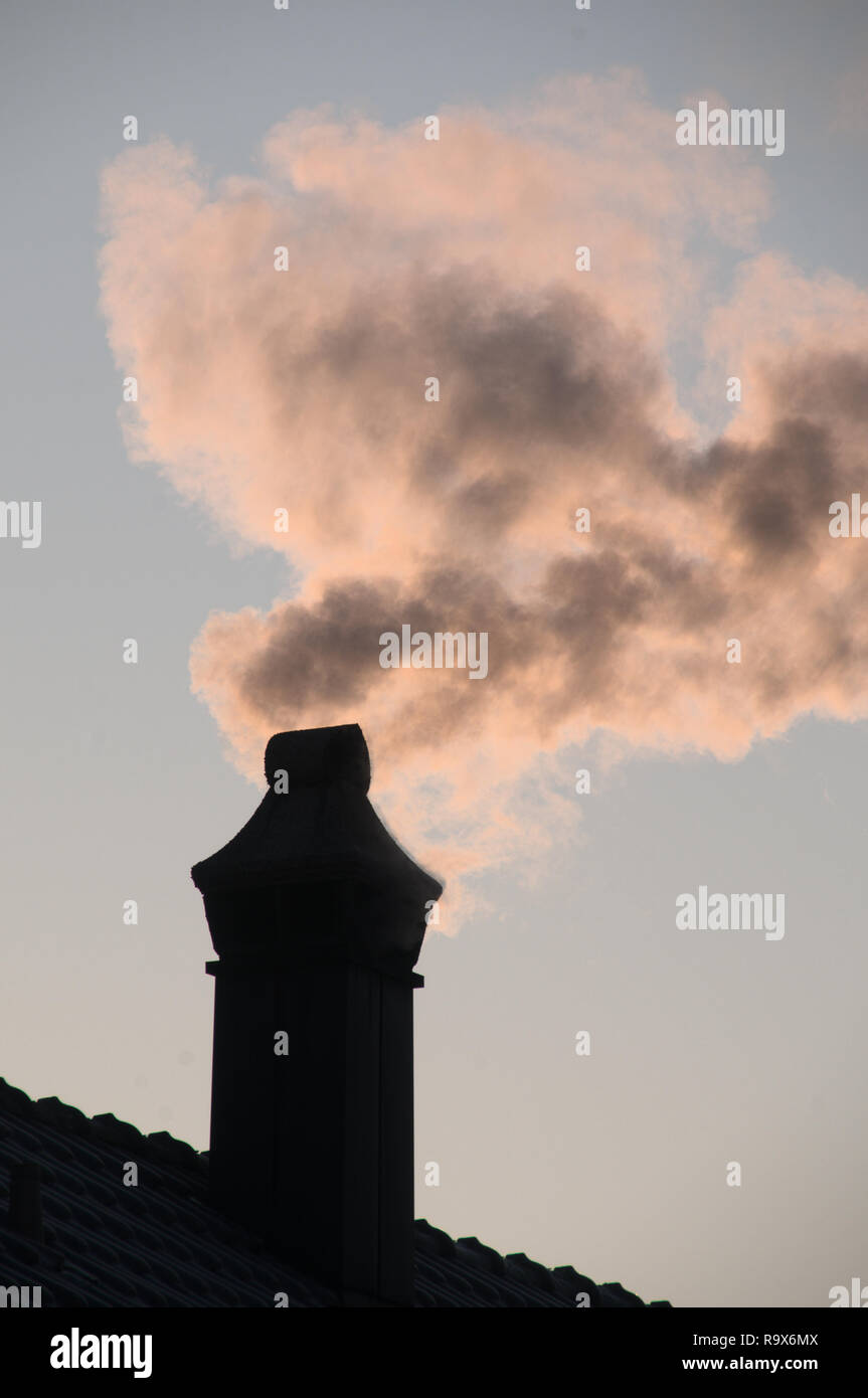 Domestic chimney hi-res stock photography and images - Alamy