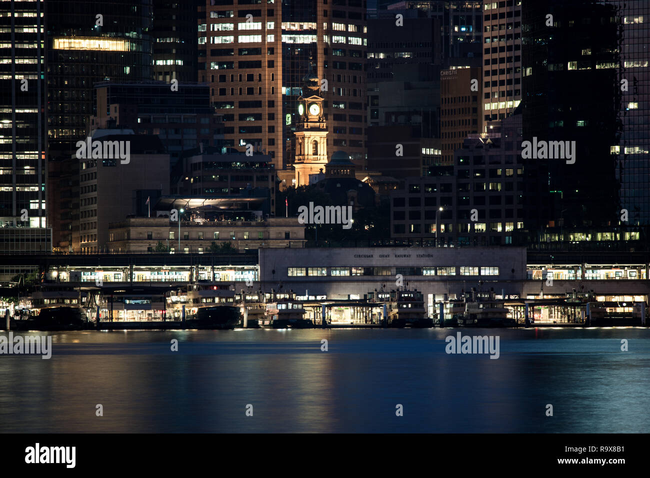 sydney's circular quay ferry terminal Stock Photo - Alamy