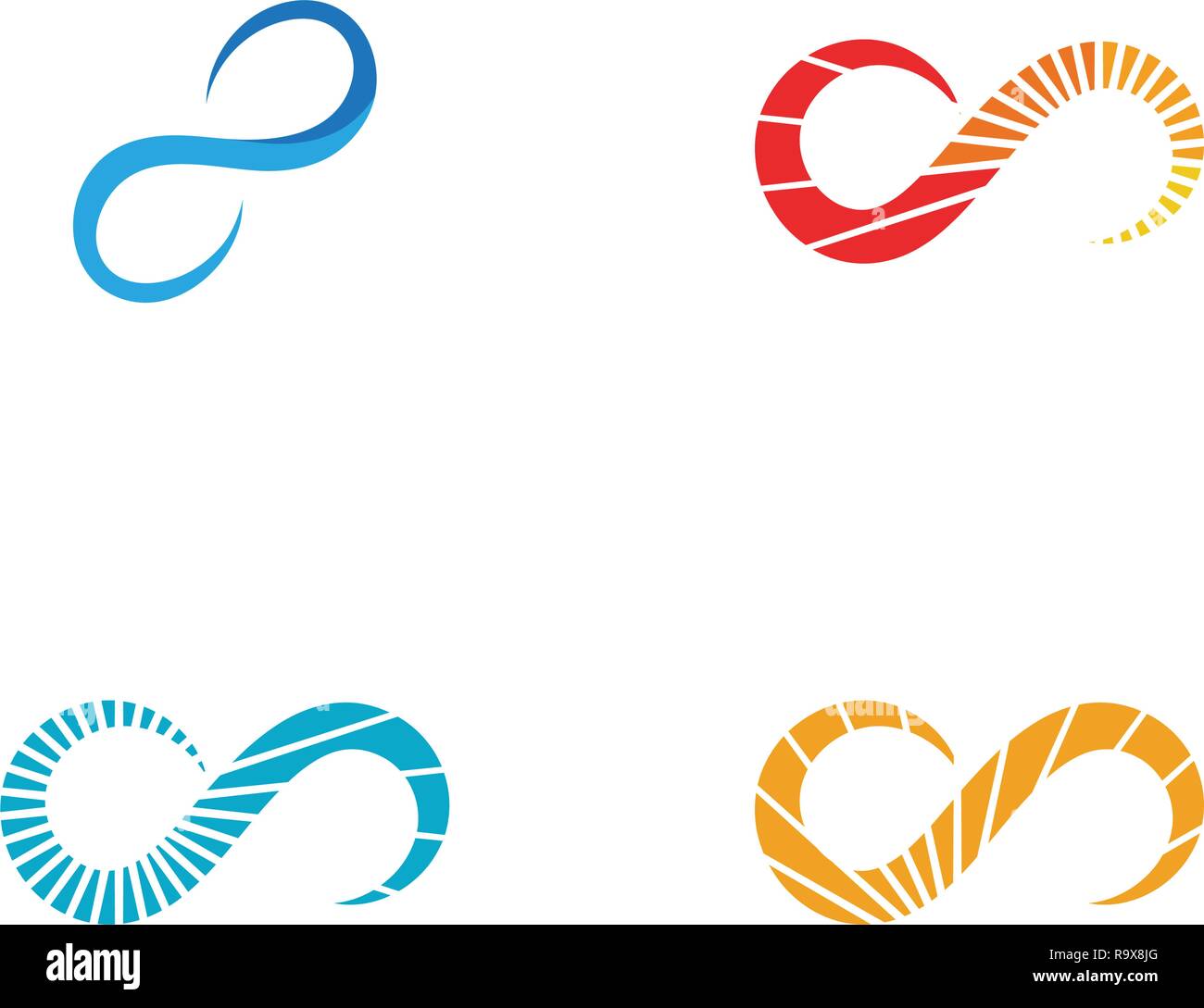 Infinity Design Vector icon illustration Logo template design Stock ...