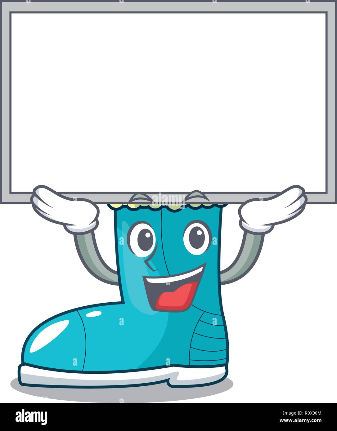 Up board winter boot shoe in shape cartoon Stock Vector Image & Art - Alamy