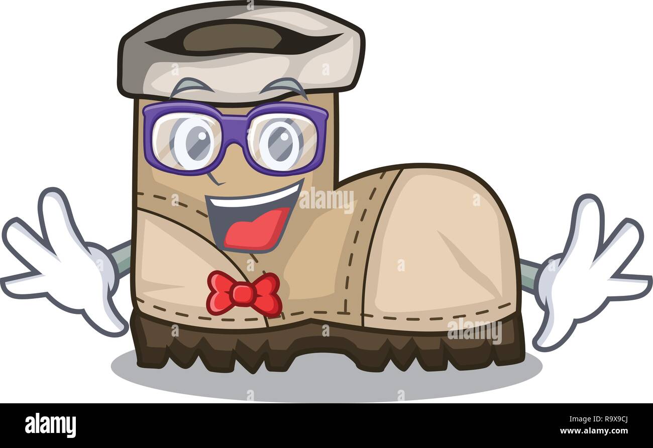 Geek working boot in shape cartoon beautiful Stock Vector Image & Art ...