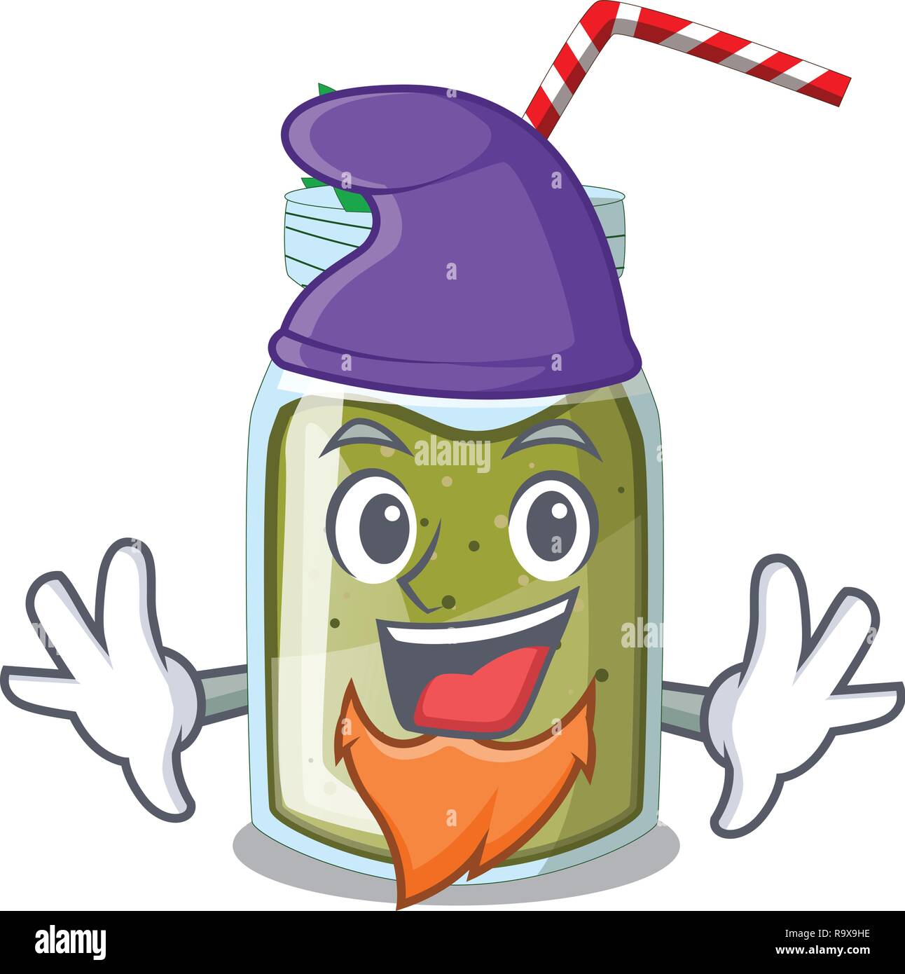 Glas of juice Stock Vector Images - Alamy