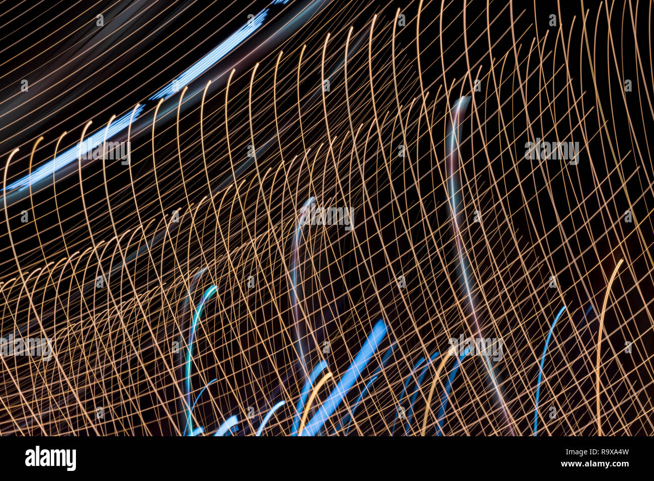 Abstract light line background.Light trails on dark background Stock ...