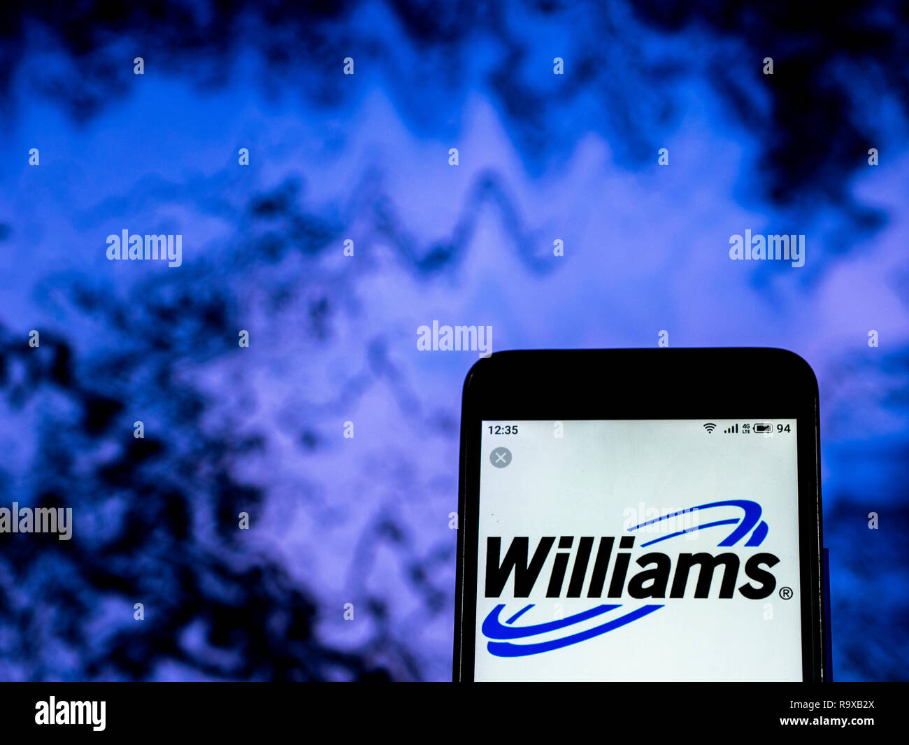 Williams Companies logo seen displayed on smart phone Stock Photo - Alamy