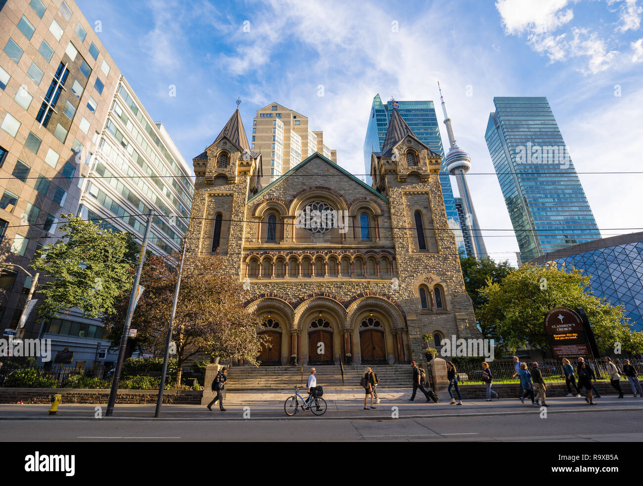 Saint Andrew church in Toronto Stock Photo - Alamy