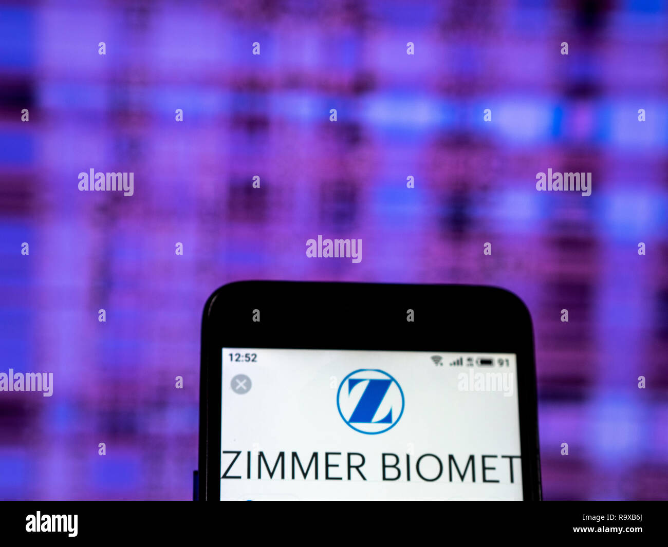 Zimmer biomet logo hi-res stock photography and images - Alamy