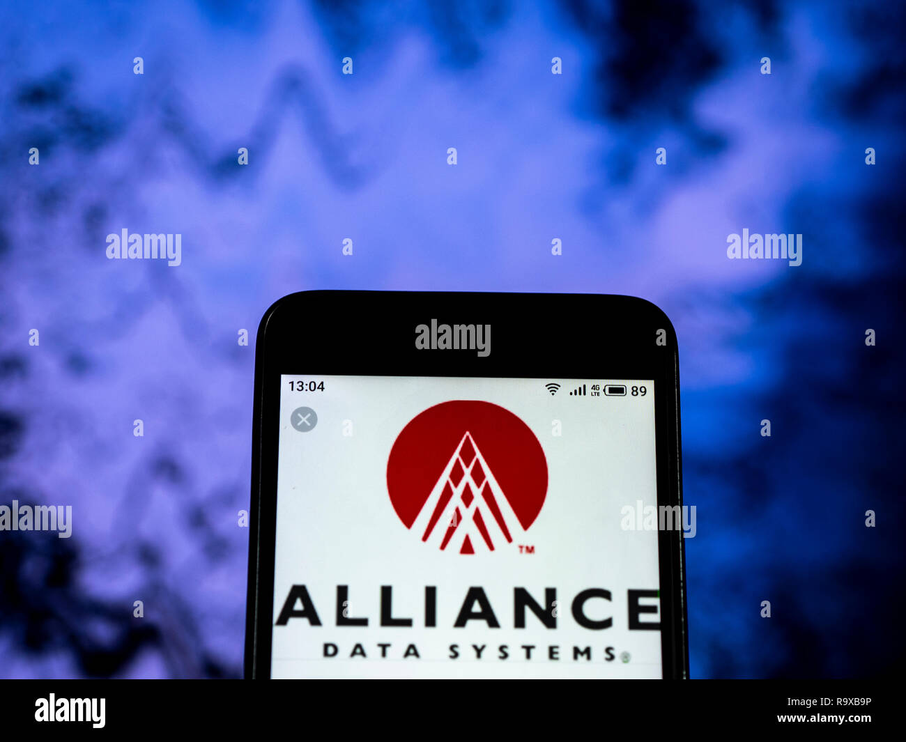 Alliance Data IT service management company logo seen displayed on ...