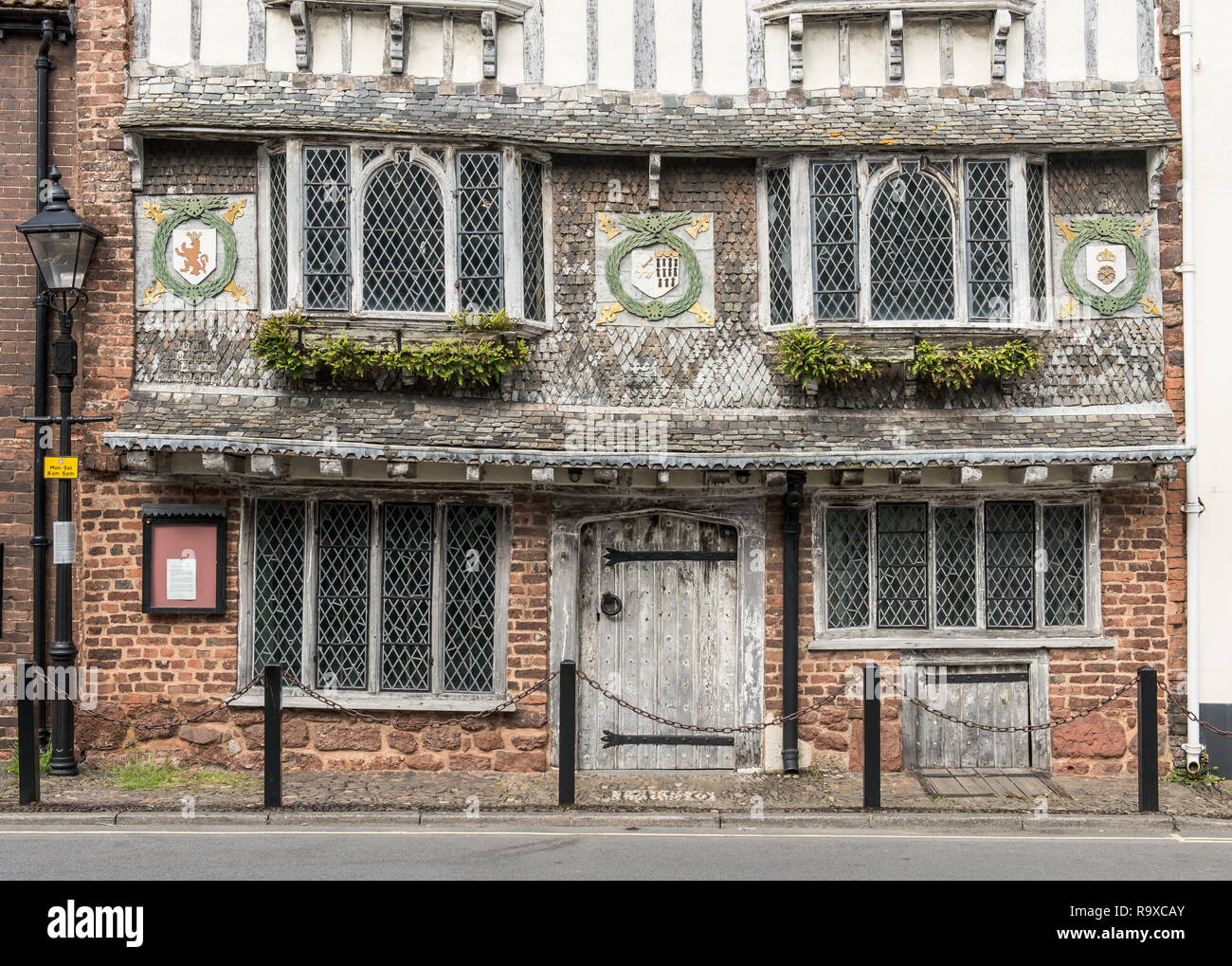 Tudor House, Exeter Stock Photo - Alamy